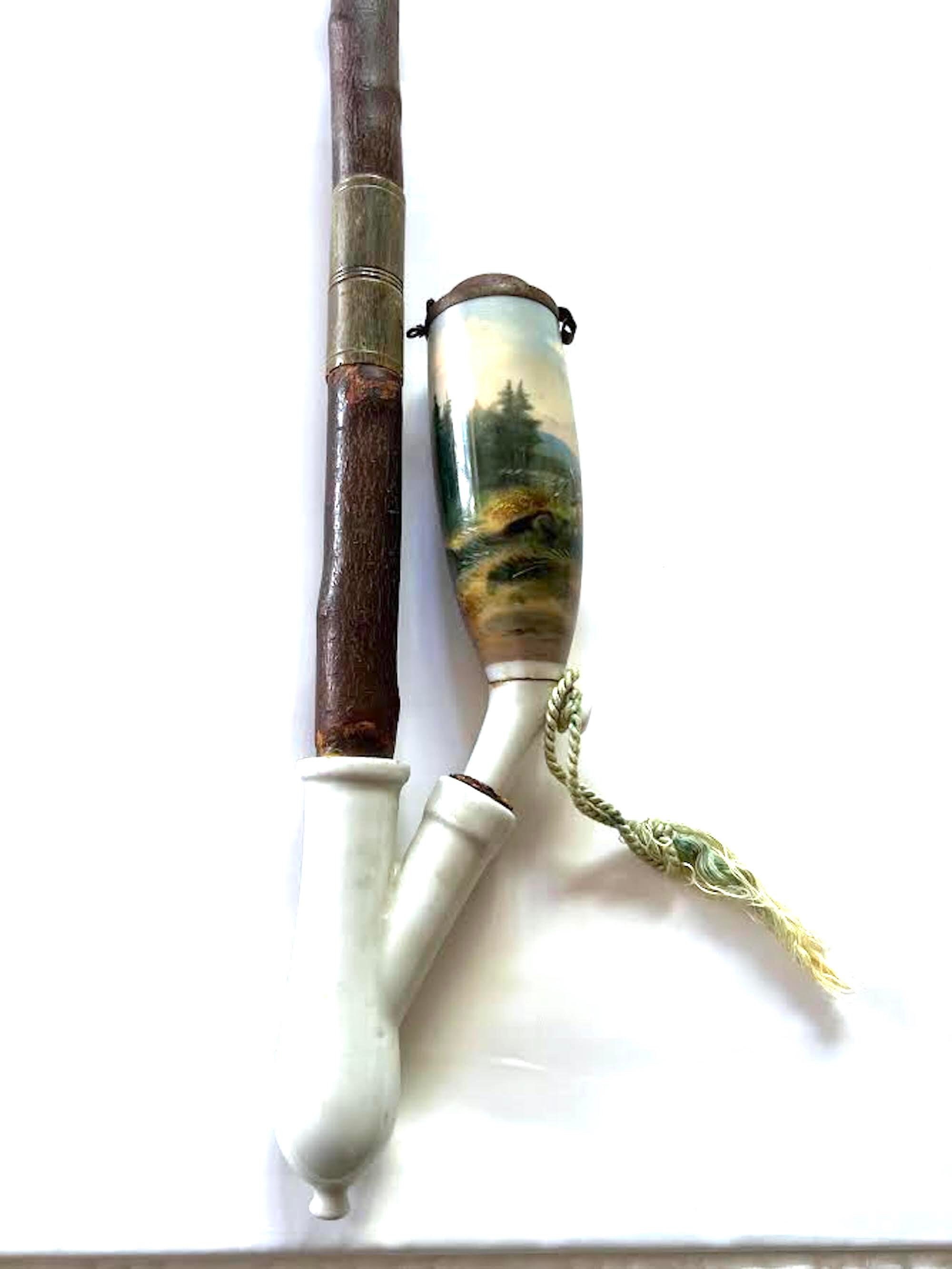 Antique German Long Pipe (1800's) - Etsy