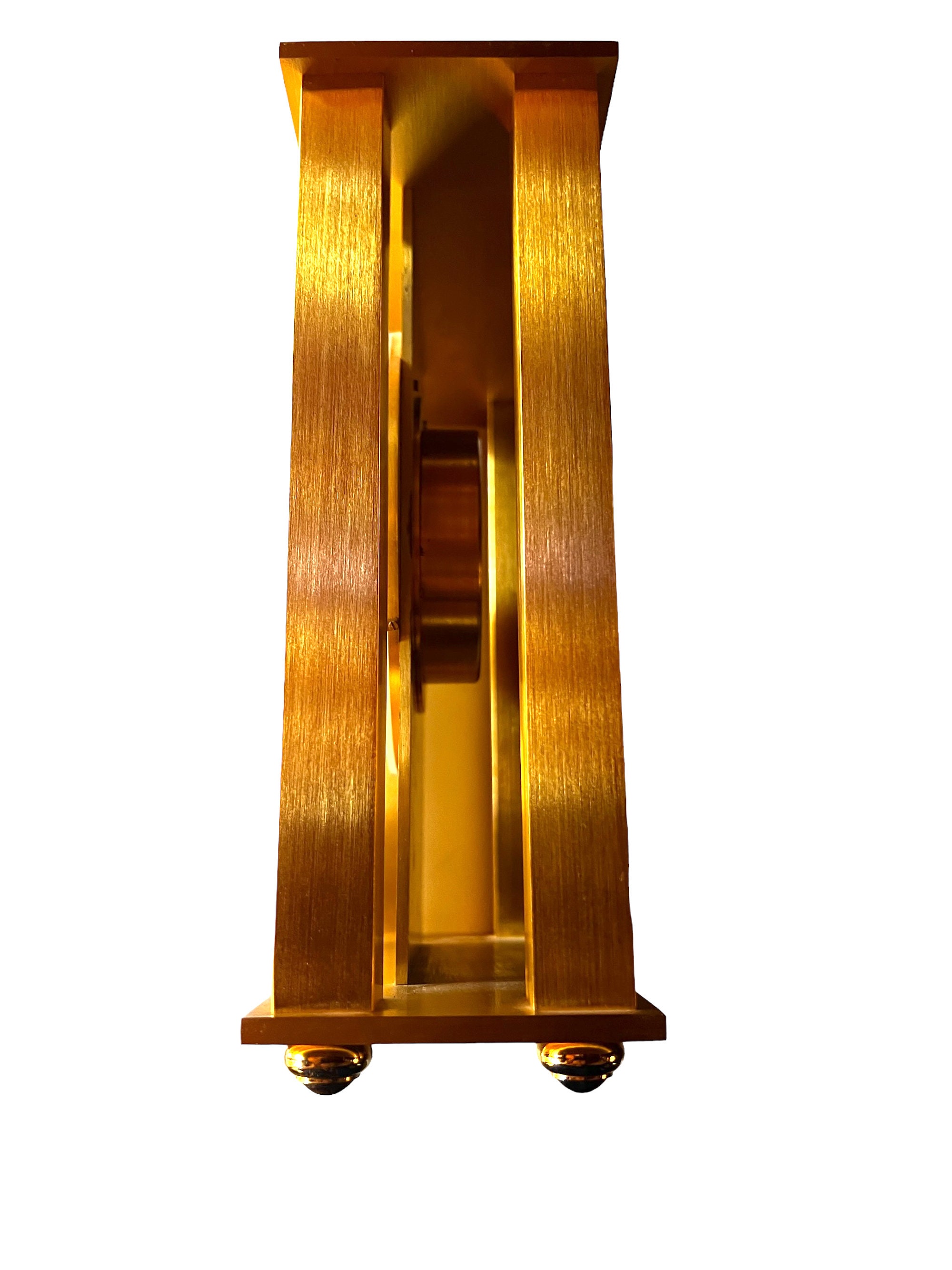 Vintage French Wako Brass Mantle Clock - Etsy