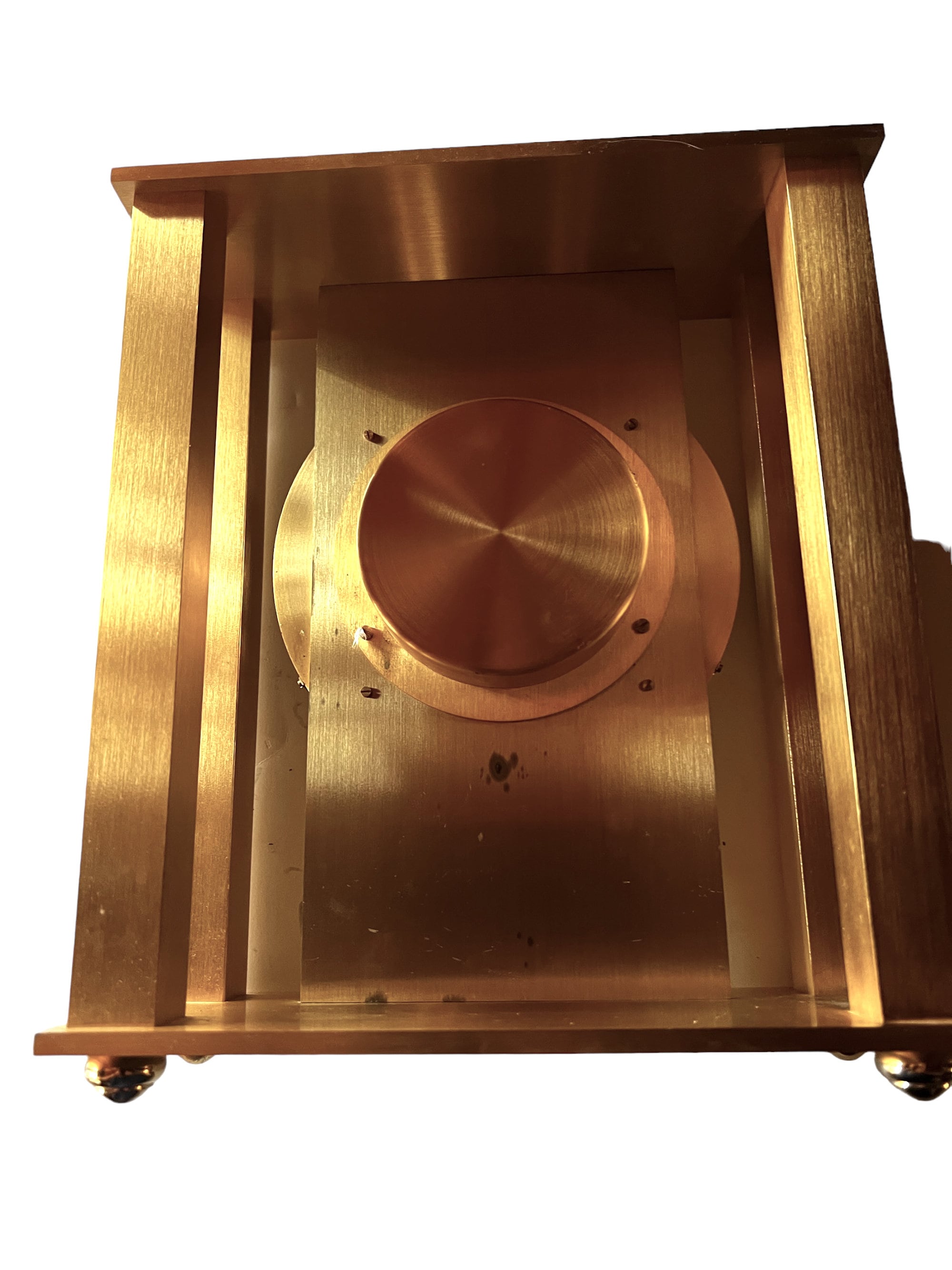 Vintage French Wako Brass Mantle Clock - Etsy