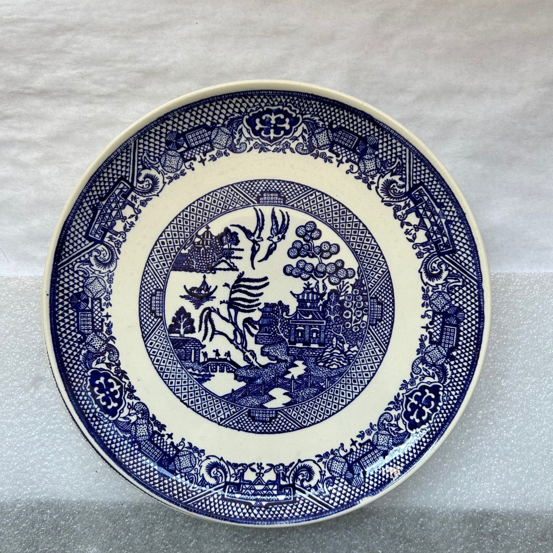 9 Inch Dinner Plate Blue Willow Plate Perfect for Brunch - Etsy