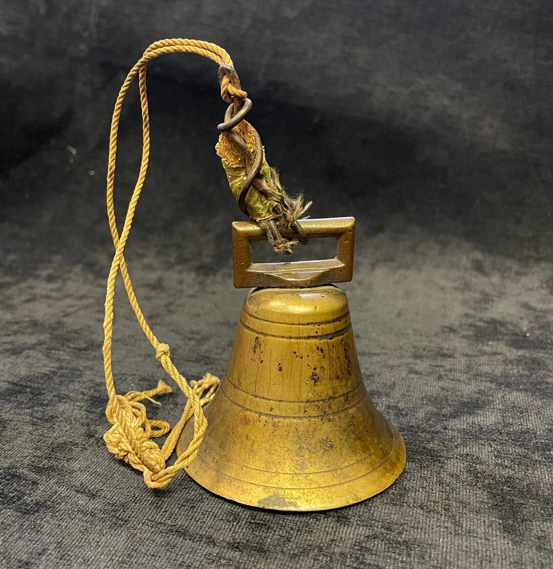 Brass Hanging Bell - Protection Bell - Witches Bell - Sheep Bell - Etsy