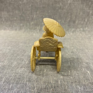 Japanese Celluloid Rickshaw-man Pulling Lady With Dog in Cart-meiji ...