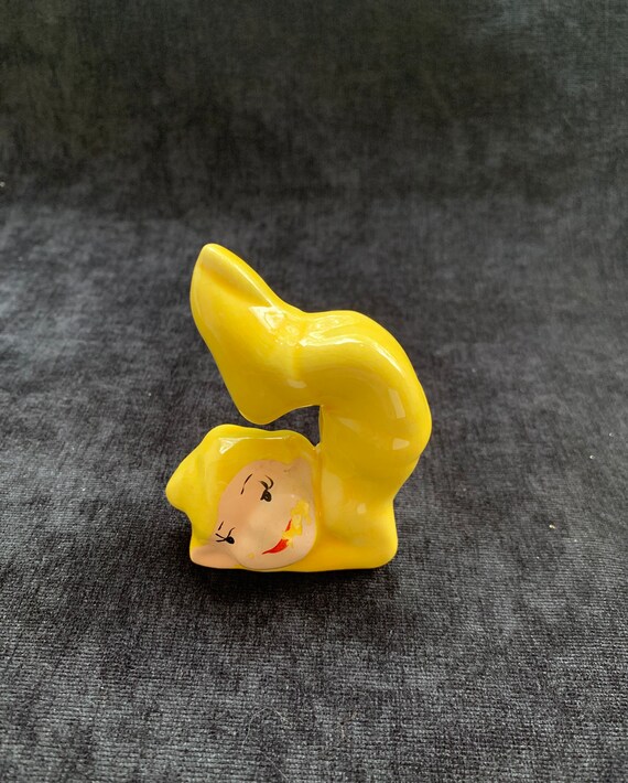 Elf Boy in Yellow Jumpsuit Doing a Handstand Vintage | Etsy