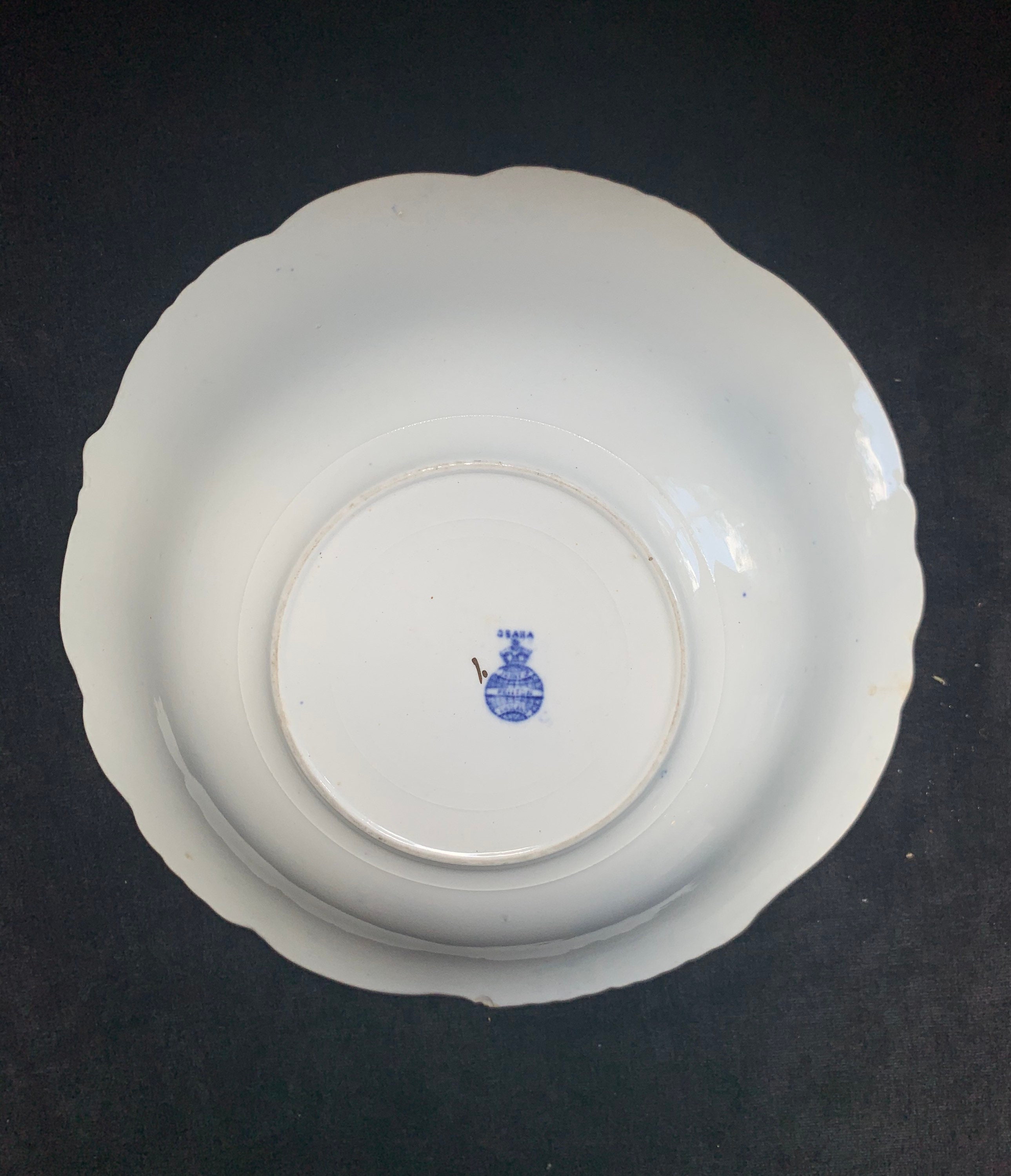 Flow Blue China Bowl James Kent Fenton Osaka Pattern 1913 - Etsy