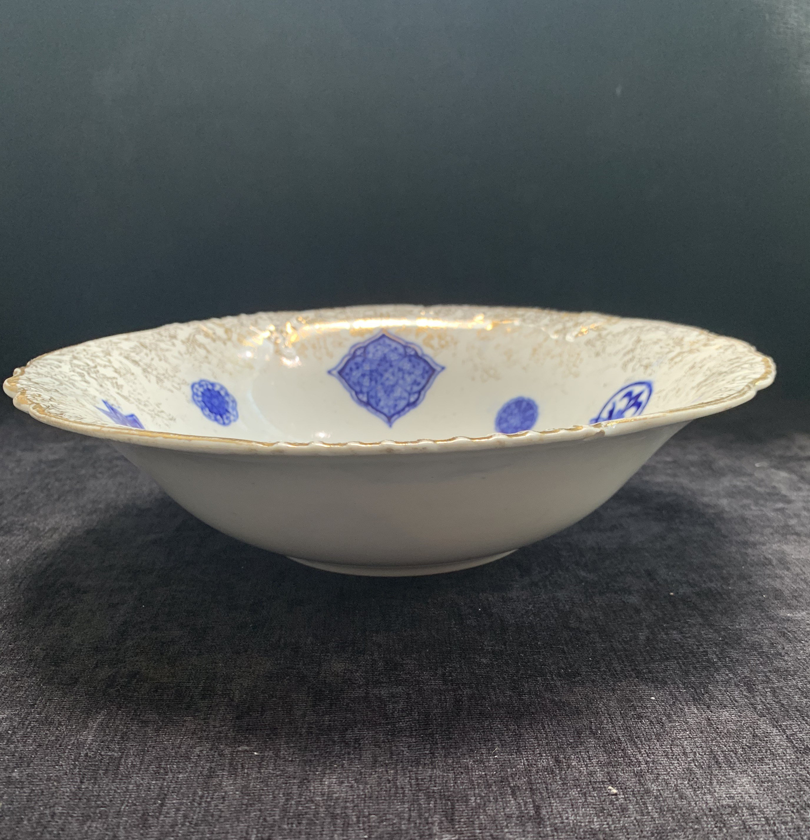 Flow Blue China Bowl James Kent Fenton Osaka Pattern 1913 - Etsy