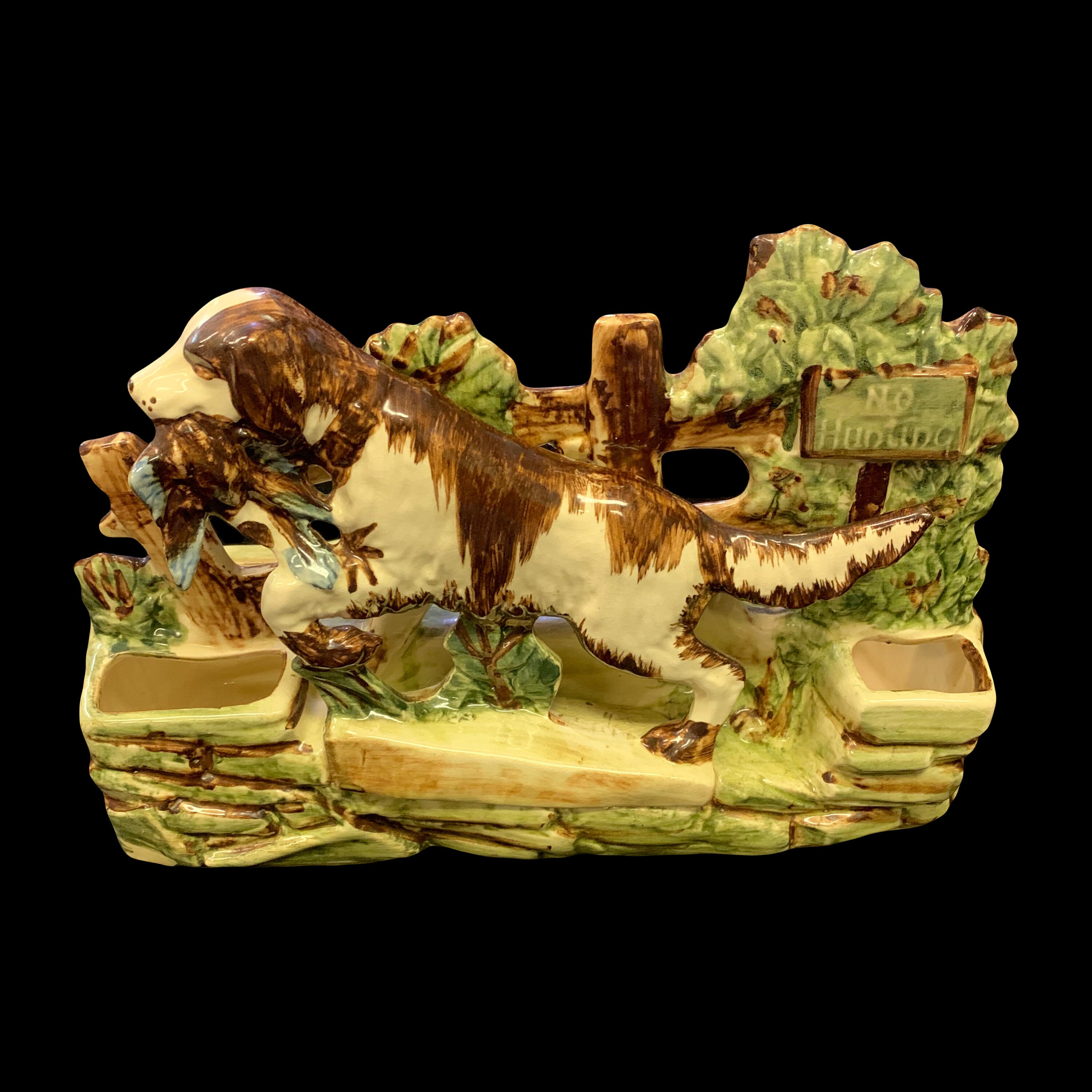 RARE Large Hunting Dog Mccoy Pottery Planter Large Mccoy - Etsy