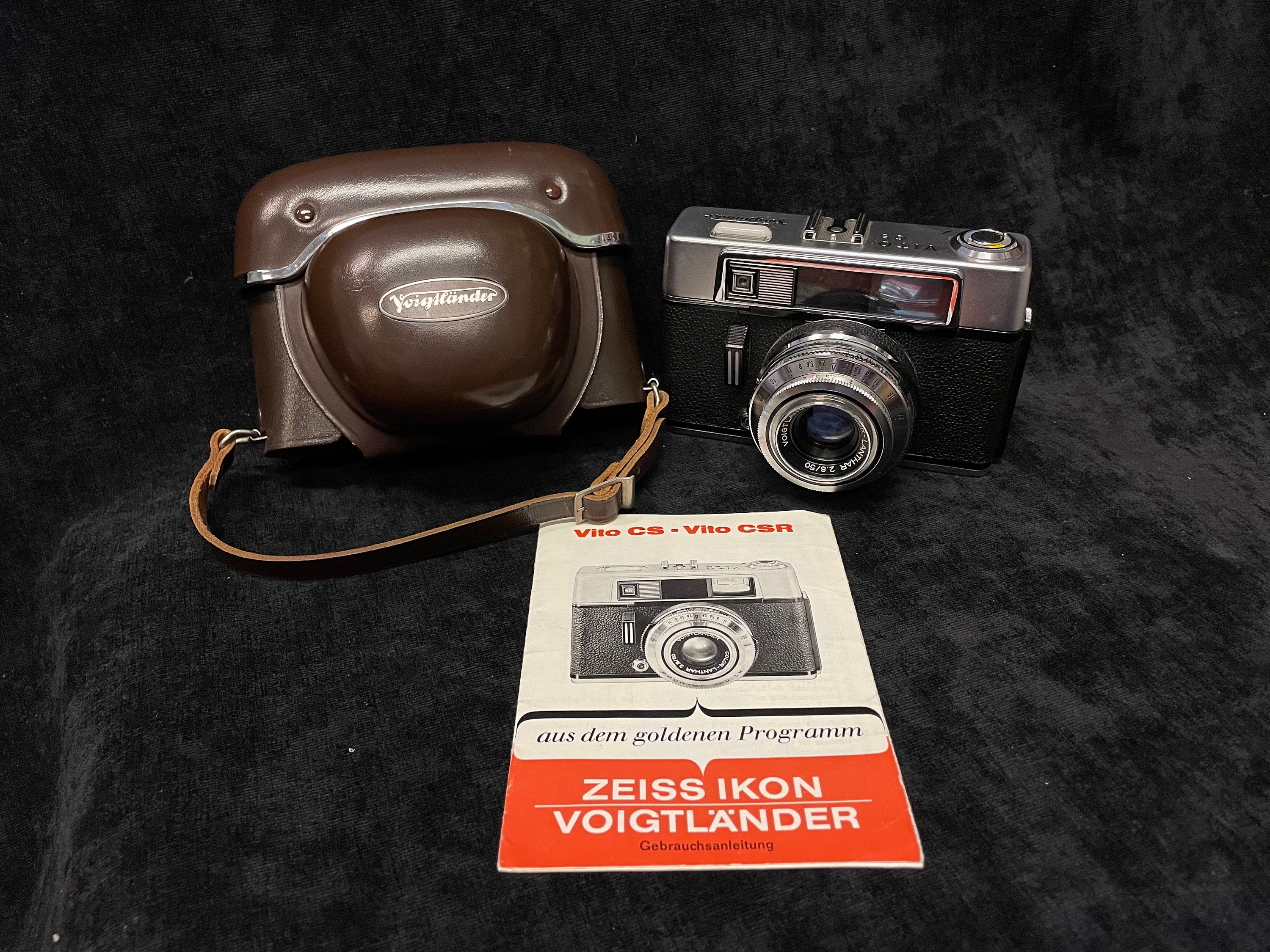 Zeiss Ikon Vito CS Vito CSR Camera With Leather Case Voigtländer - Etsy