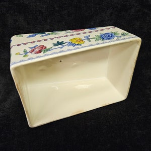 Mason's regency Made in England, Floral Ironstone Covered Cheese ...