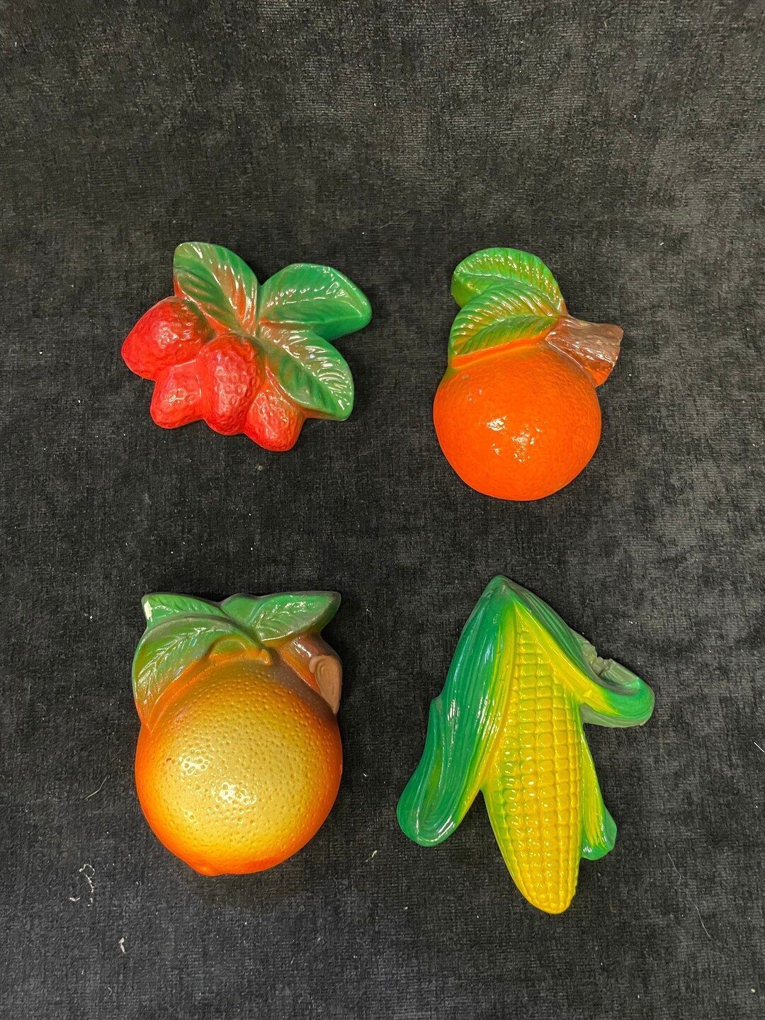 Mid-century Plaster Fruit and Vegetable Kitchen/porch Wall - Etsy