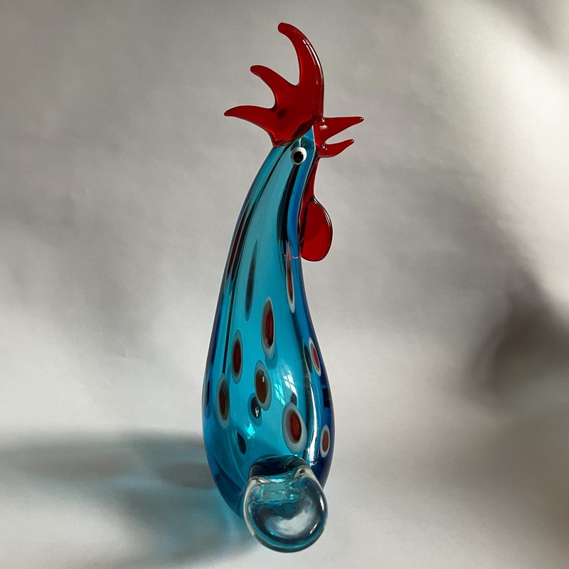 Rooster Glass - Etsy