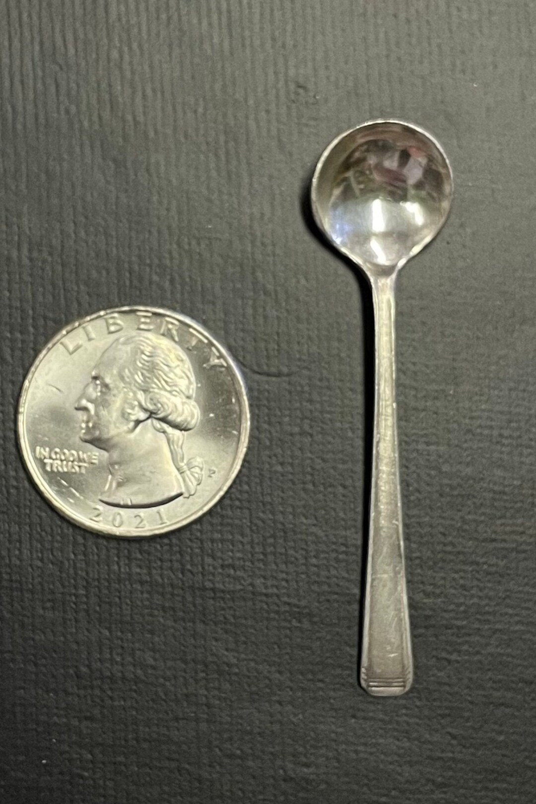 Simple Silver Salt Spoon - Etsy