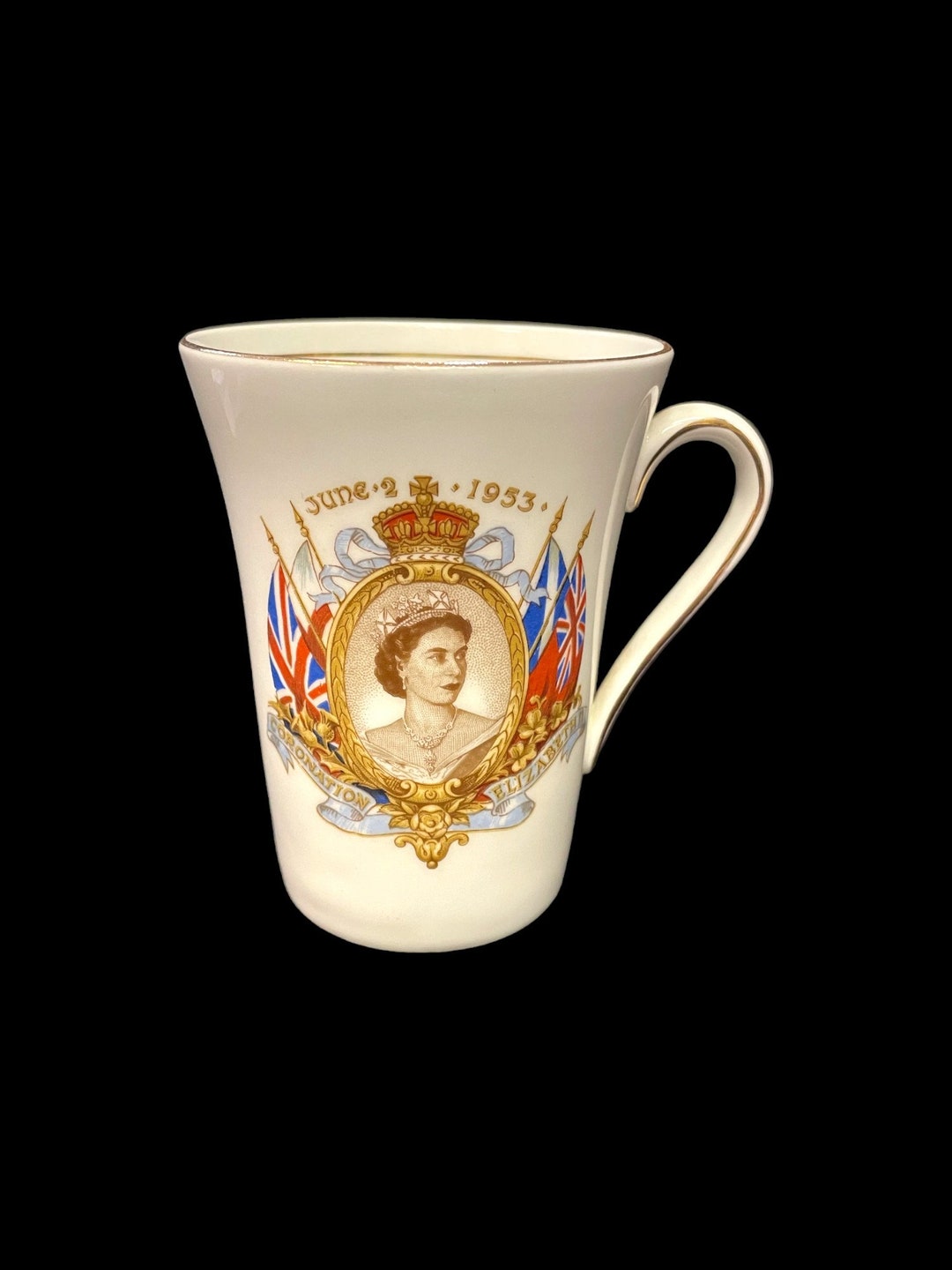 Queen Elizabeth - June 2 1953 Coronation of Elizabeth - English Tea Cup ...