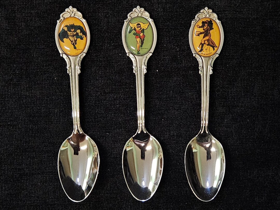 Souvenir Batman Spoons- Batman, Robin, and Cat-woman- Three Sold ...