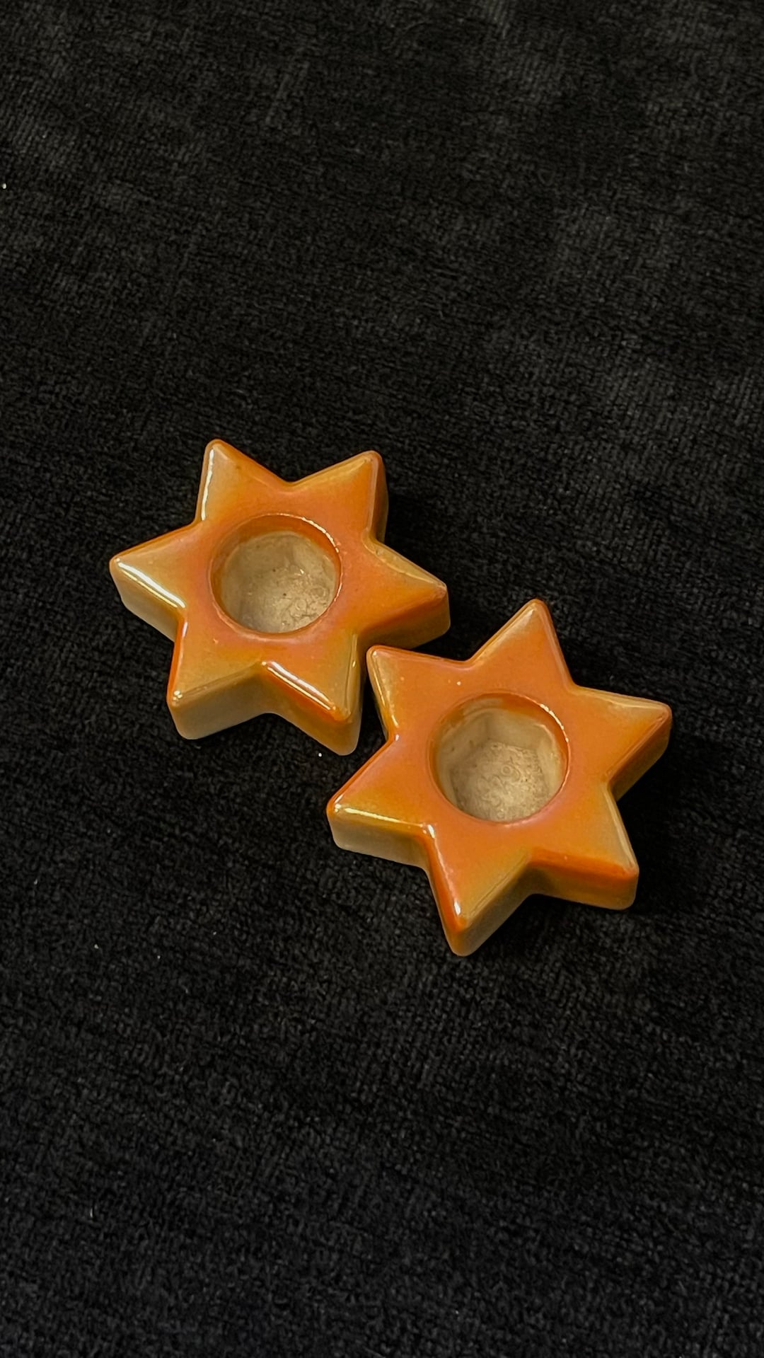 Star Candle Holders - Fun Star Design- Made in Germany - Fit .5" Taper ...