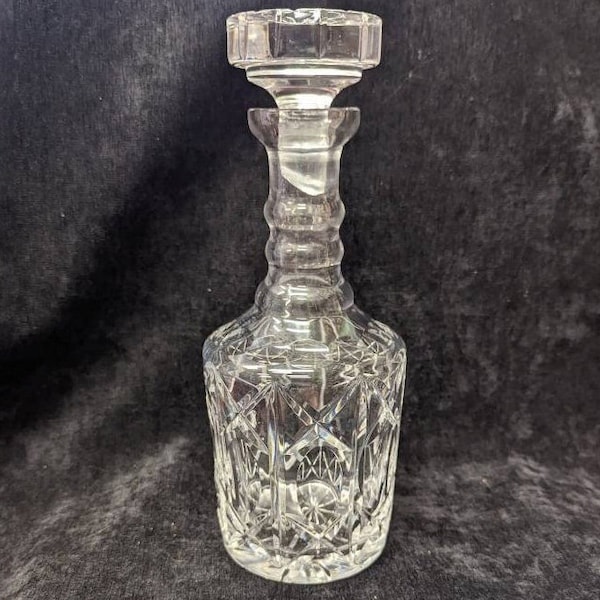 Lead Crystal Decanter With Stopper - Etsy