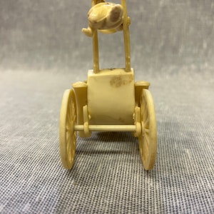 Japanese Celluloid Rickshaw-man Pulling Lady With Dog in Cart-meiji ...