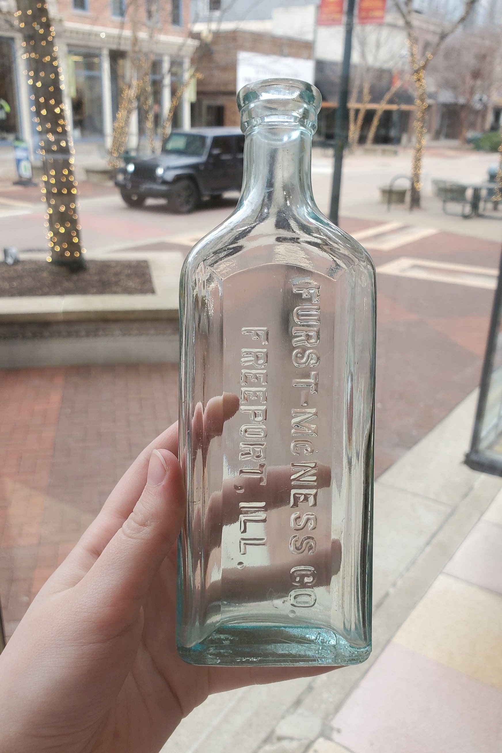 Furst-mcness Co. Freeport Illinois 1908, Vintage Glass Bottle - Etsy