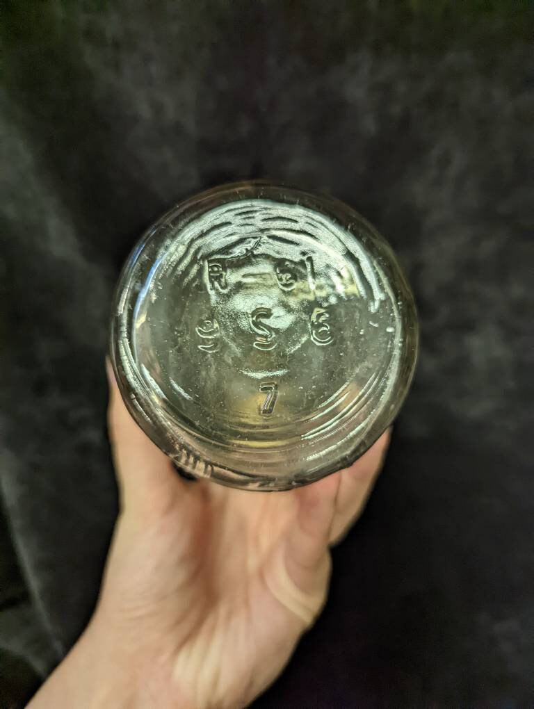 Hiram Ricker & Sons Vintage Glass Bottle - Etsy Canada