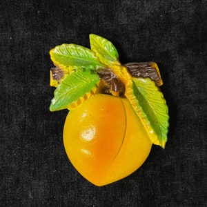 Retro Plaster Fruit Wall Hangings, Sold Separately, Smaller Apple ...