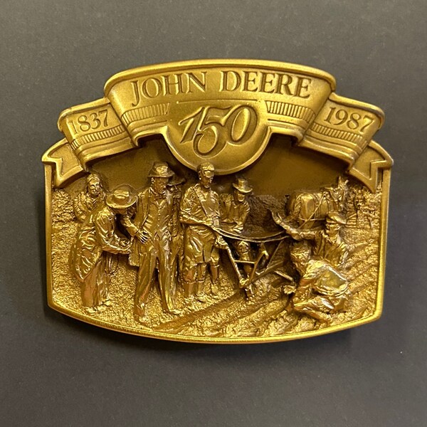 John Deere Belt Buckle - Etsy