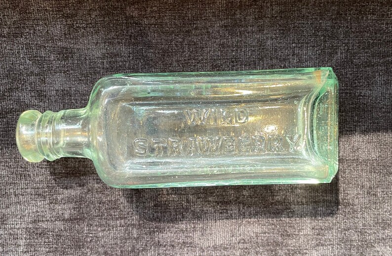 Dr. A Fowler's Wild Strawberry Extract Vintage Bottle - Etsy