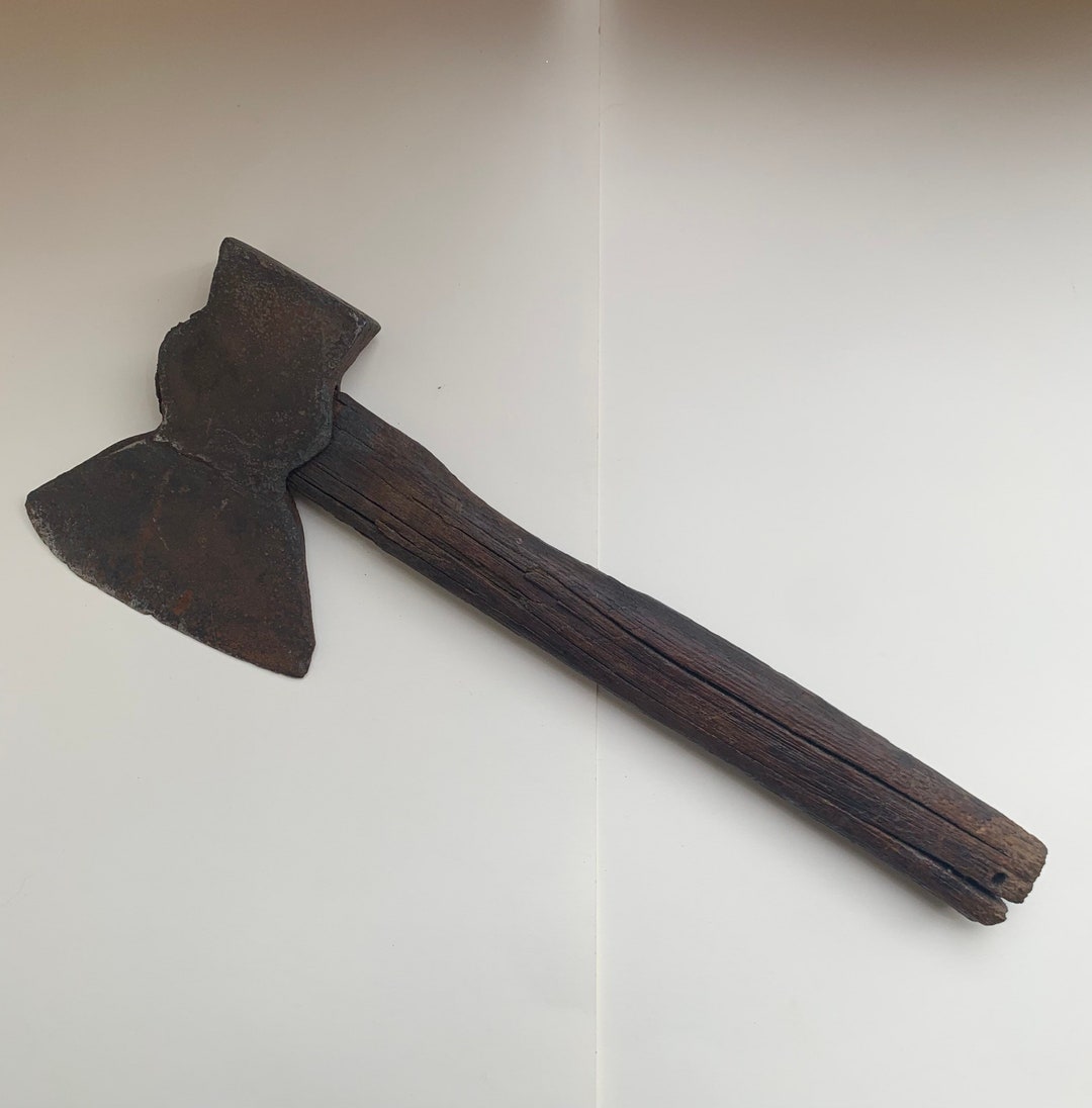 Hand Forged Cast Iron Hatchet/axe Antique 1890s - Etsy