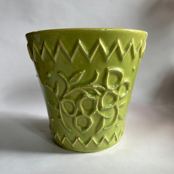 Chartreuse Planter - Etsy