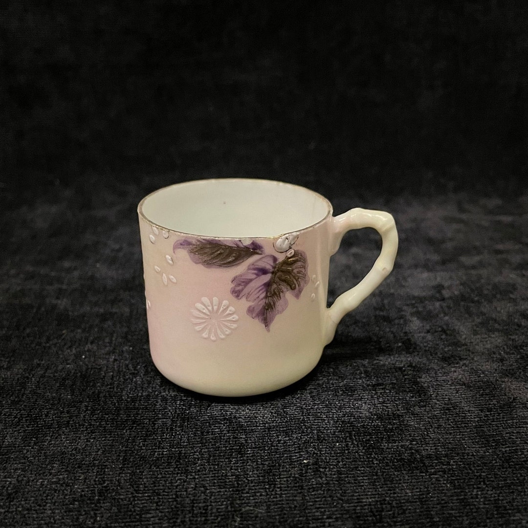 Tiny Child's Cup Made of Eggshell Bone China - Victorian Era Porcelain ...