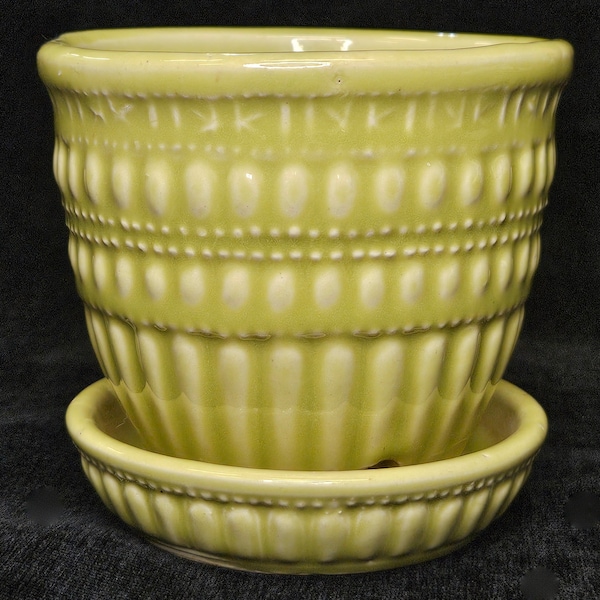 Chartreuse Planter - Etsy