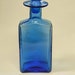 Handblown Blue Glass Decanter With Handblown Stopper Mid Century Modern ...