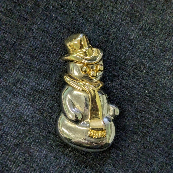 Snowman Pin - Etsy
