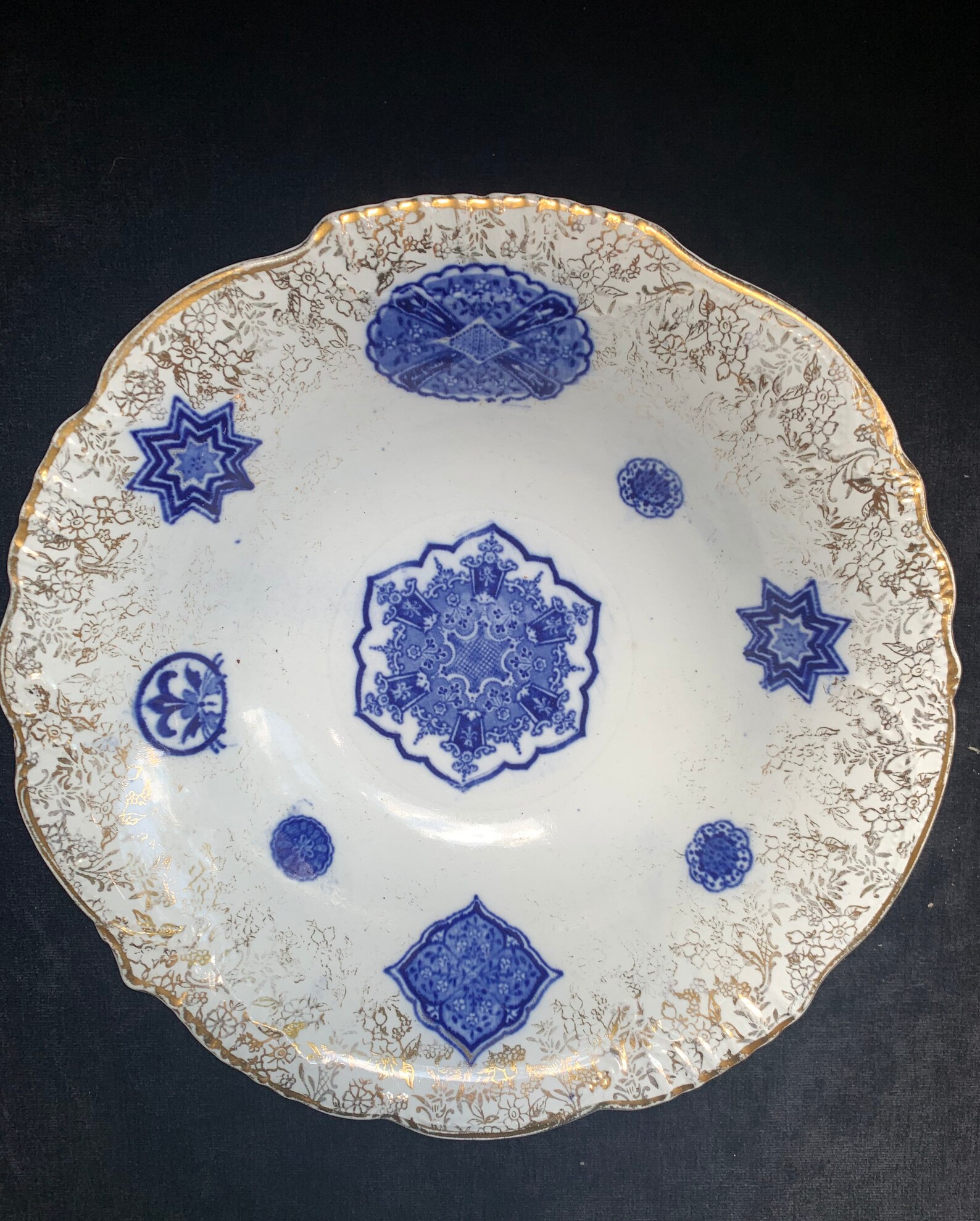 Flow Blue China Bowl James Kent Fenton Osaka Pattern 1913 - Etsy UK