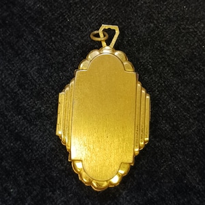 Gold Tone Heart Locket Art Deco Gifts Vintage 1920-30s - Etsy