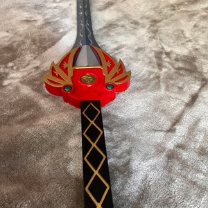 Red Ranger Sword - Etsy