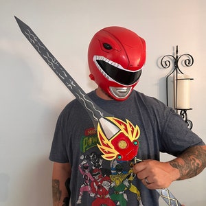 Red Ranger Sword - Etsy