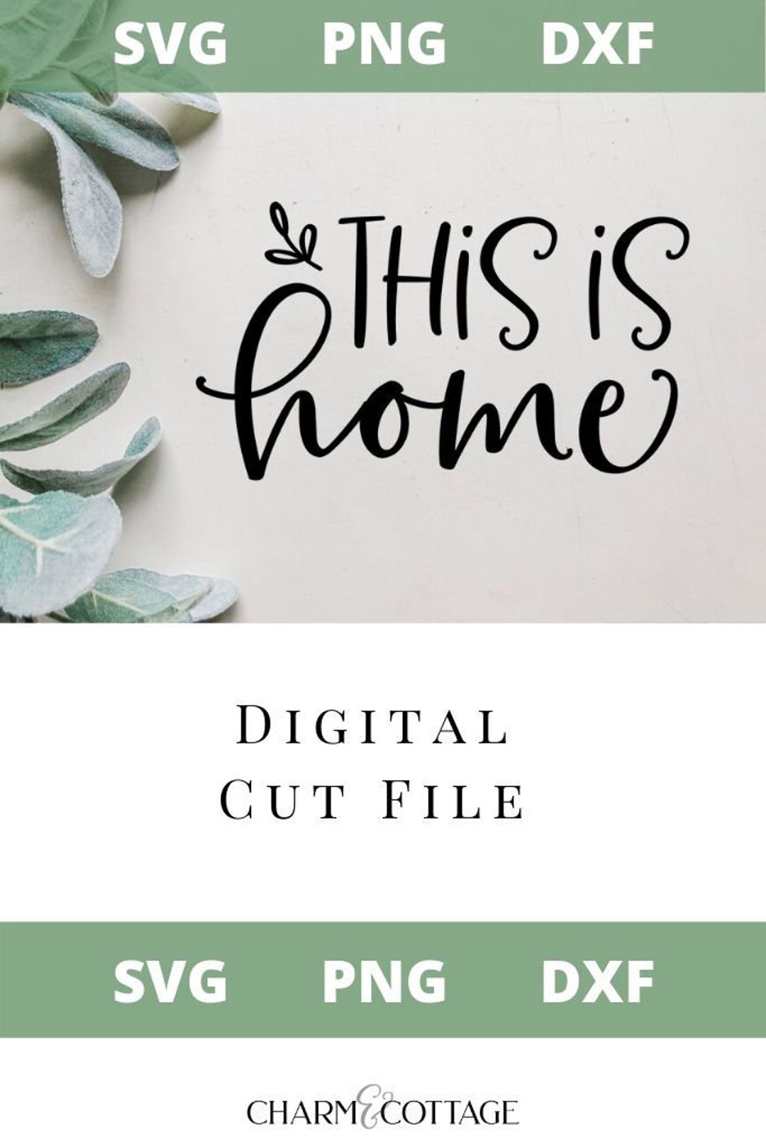 This is Home Svg Cut File Cricut or Silhouette Farmhouse - Etsy