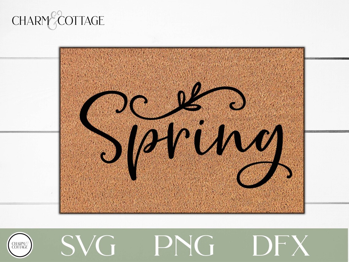 Spring Cut File Cricut or Silhouette Spring Sign Svg Png - Etsy