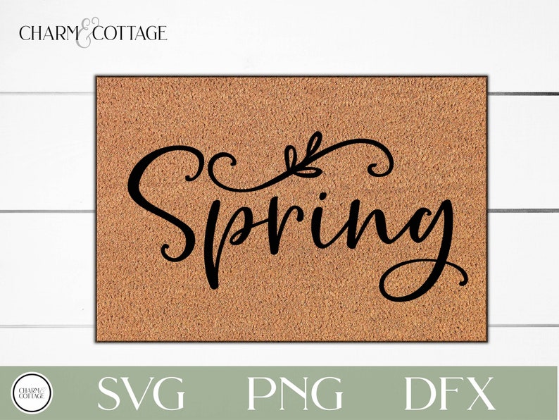 Spring Cut File Cricut or Silhouette Spring Sign Svg Png - Etsy