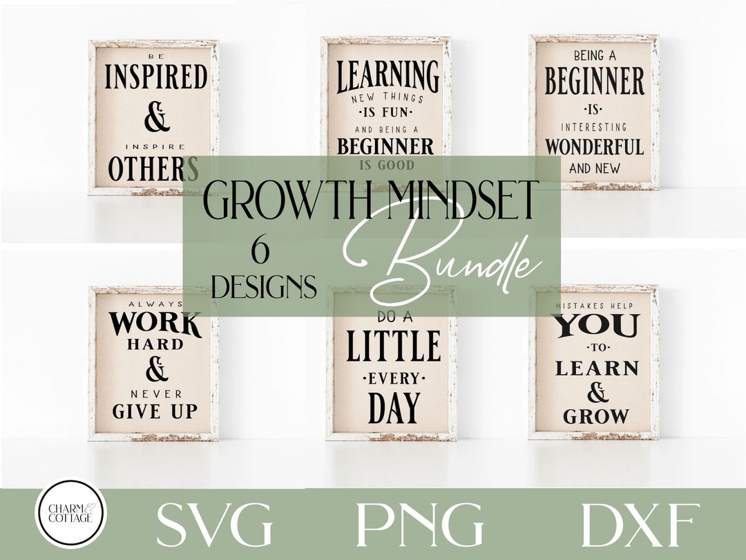 Motivational Sayings Bundle Cut File, for Cricut or Silhouette, Back-to ...