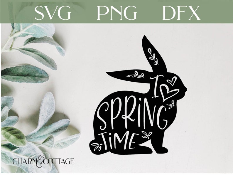 I Love Springtime Cut Files for Cricut or Silhouette Spring - Etsy