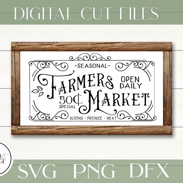 Farmers Market Svg - Etsy