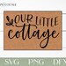 Cottage Cut File, Cottage Svg, Little Cottage Cut File, Cottage Sign ...