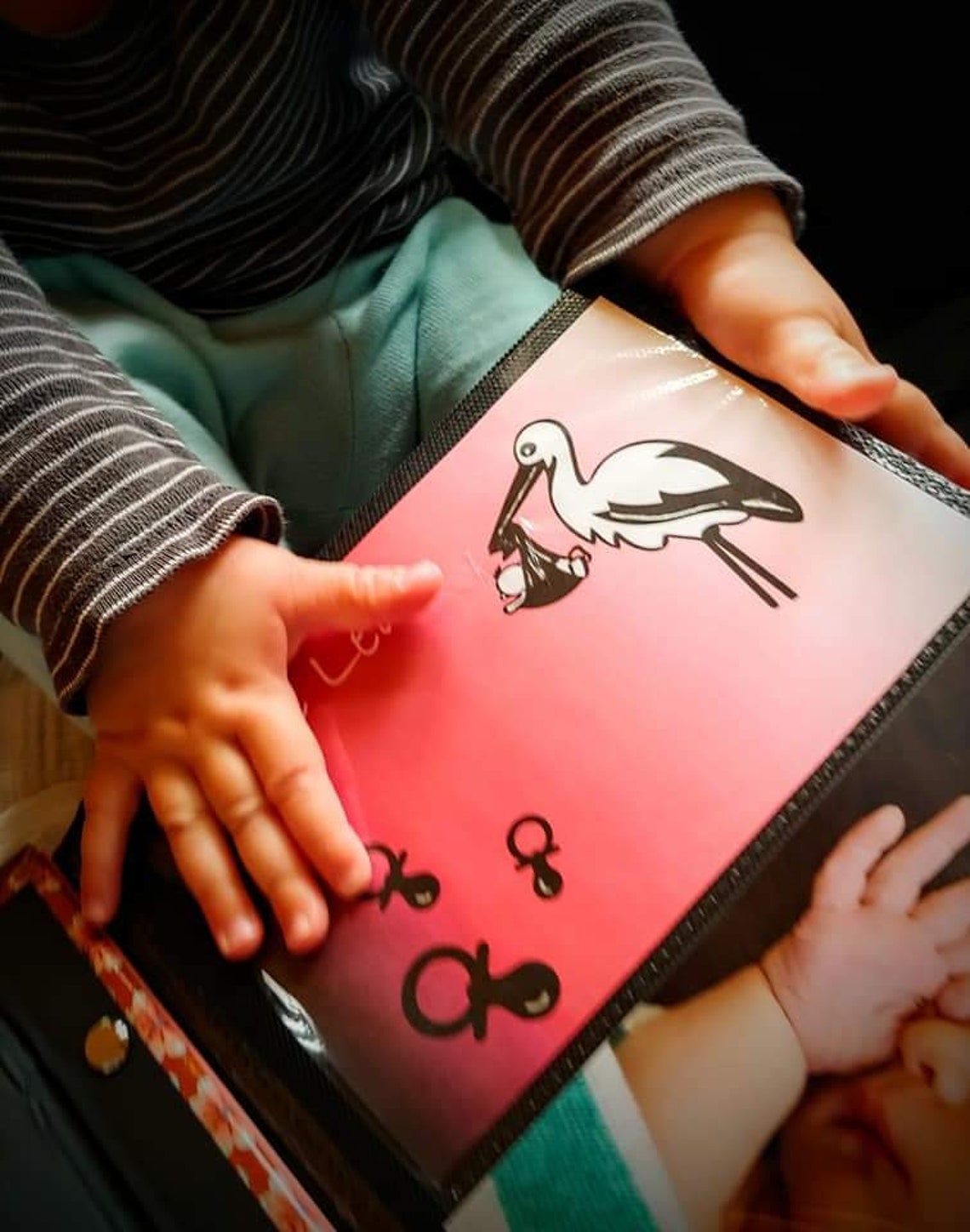 Plotter File - Birth - Baby - SVG - DXF - File by Mithstoff - Stork ...