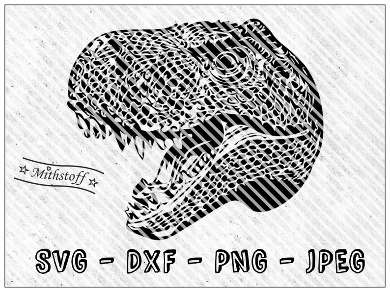 Plotterdatei - T-Rex - Dinosaurier - SVG - DXF - PNG - Jpeg - Datei - Dino - Tyrannosaurus - Etsy.de