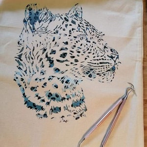 Plotter File Leo Leopard SVG DXF File - Etsy Canada