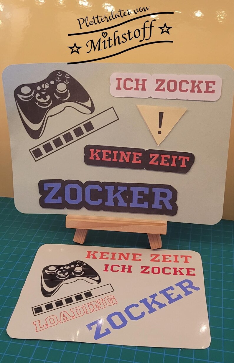 Plotterdatei Gaming Gamer Zocker SVG DXF Datei - Etsy Schweiz