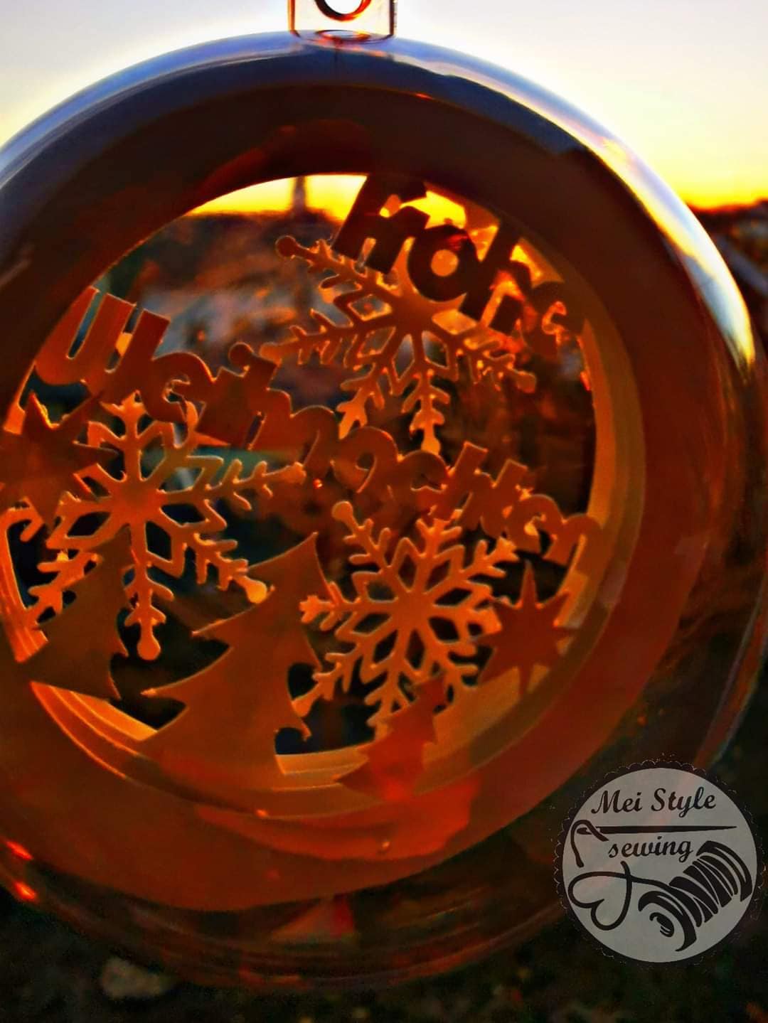 Plotterdatei Weihnachten Eisblumen SVG DXF Datei xmas Kugel Weihnachtskugel Feliz navidad joyxel ...