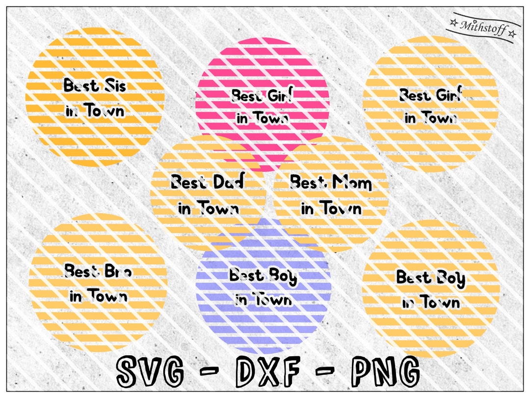 Plotter File Family Family SVG DXF PNG Circle File Dad Mom Sister ...
