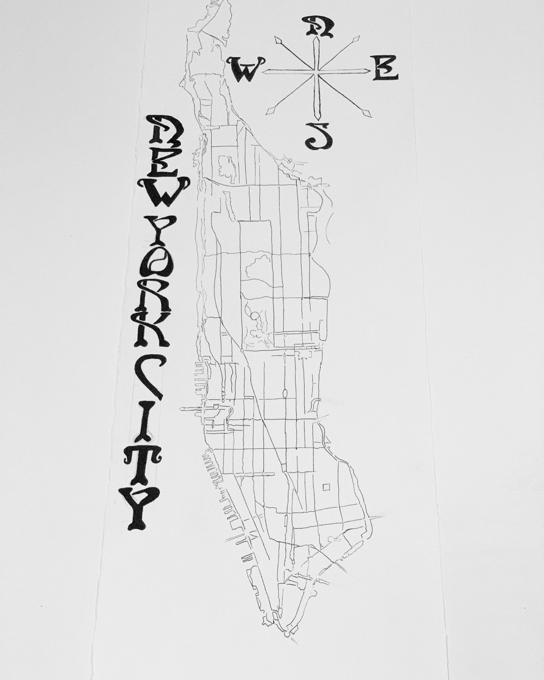 Custom Hand Drawn Maps - Etsy