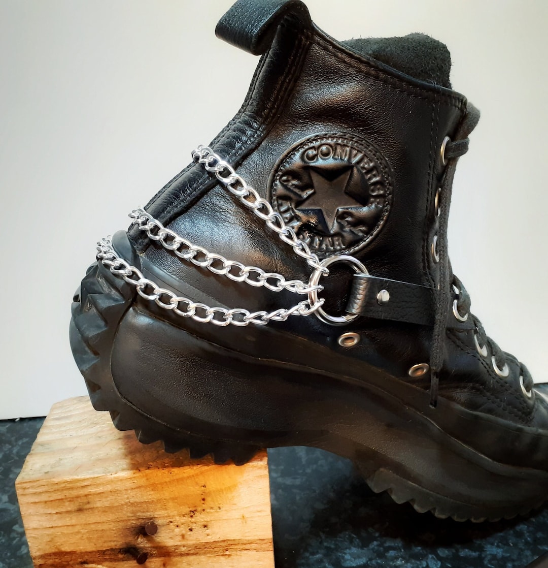 Punk Boot Chain Alt Shoe Harness - Etsy UK